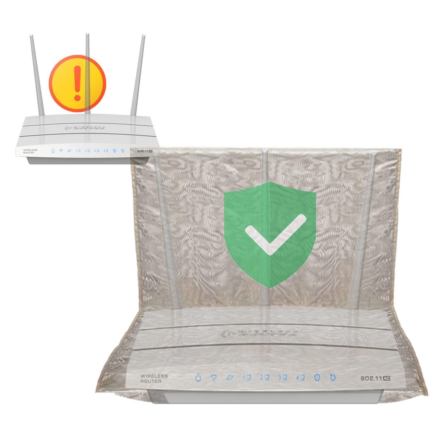 WiFi Router Cover Emf Protection Radiation Shielding WiFi Guard Faraday ...