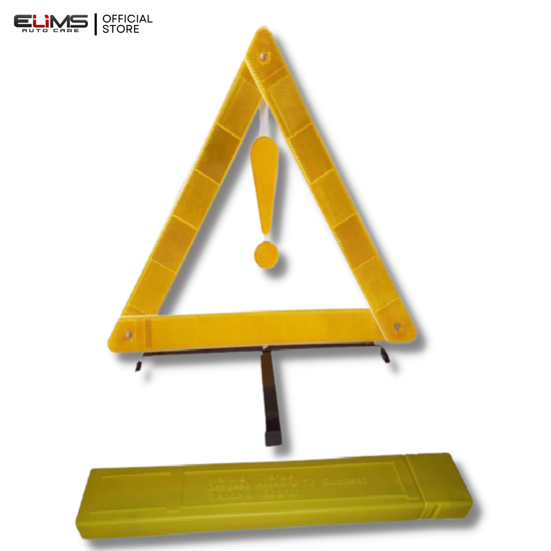 ELIMS Car Early Warning Device Triangle - Reflective, Red & Yellow ...