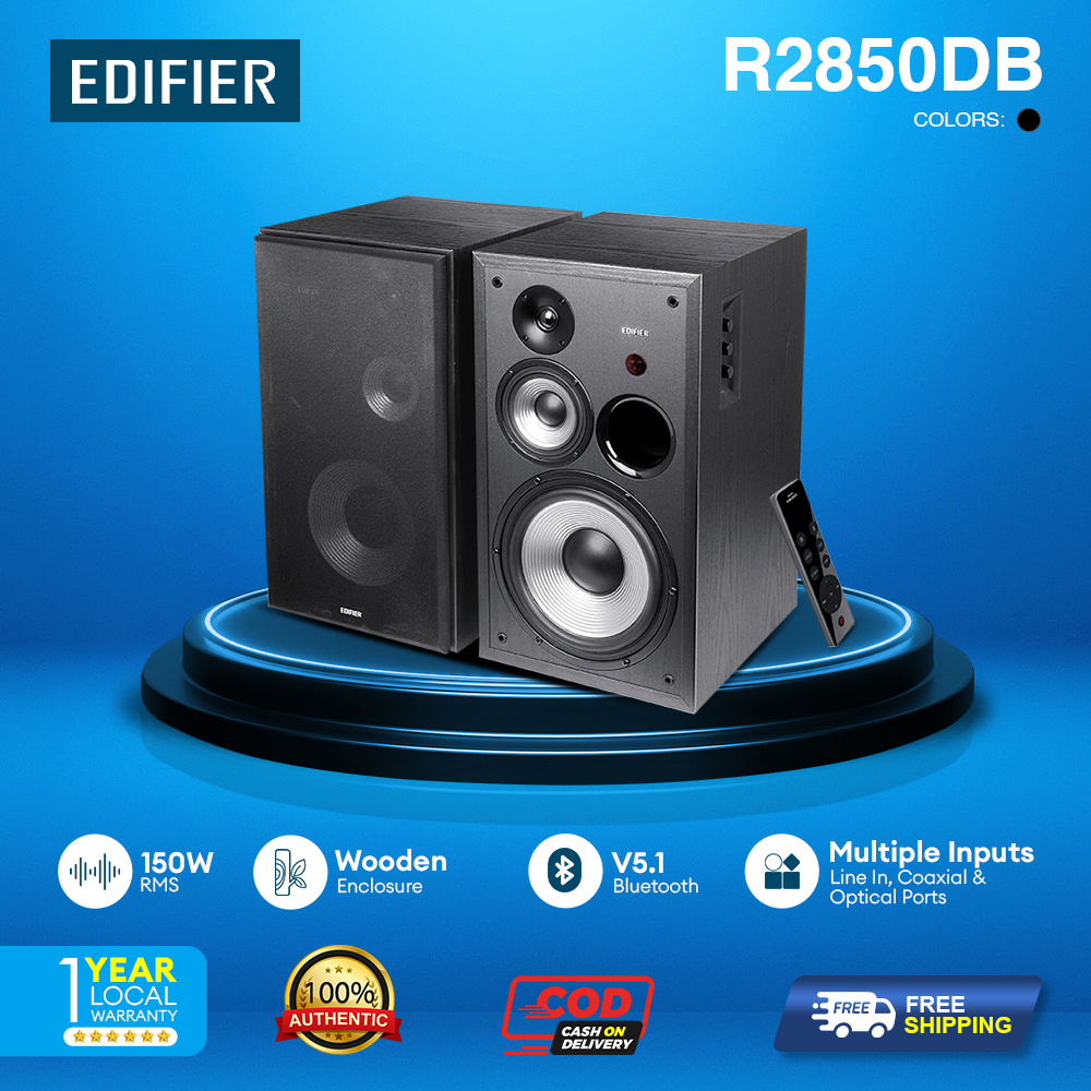 Edifier R2850DB Multimedia Speakers/Built-in Class-D amplifier ...