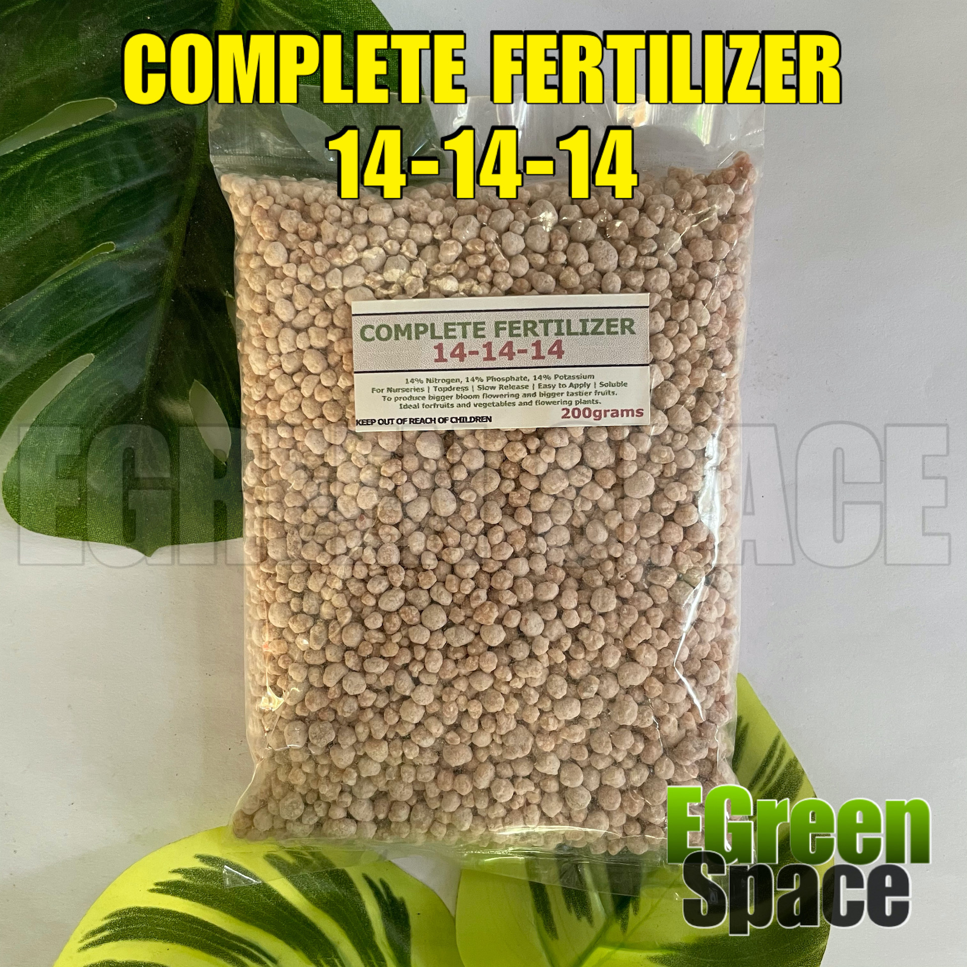 COMPLETE 14-14-14 FERTILIZER 200grams (controlled release) | Lazada PH