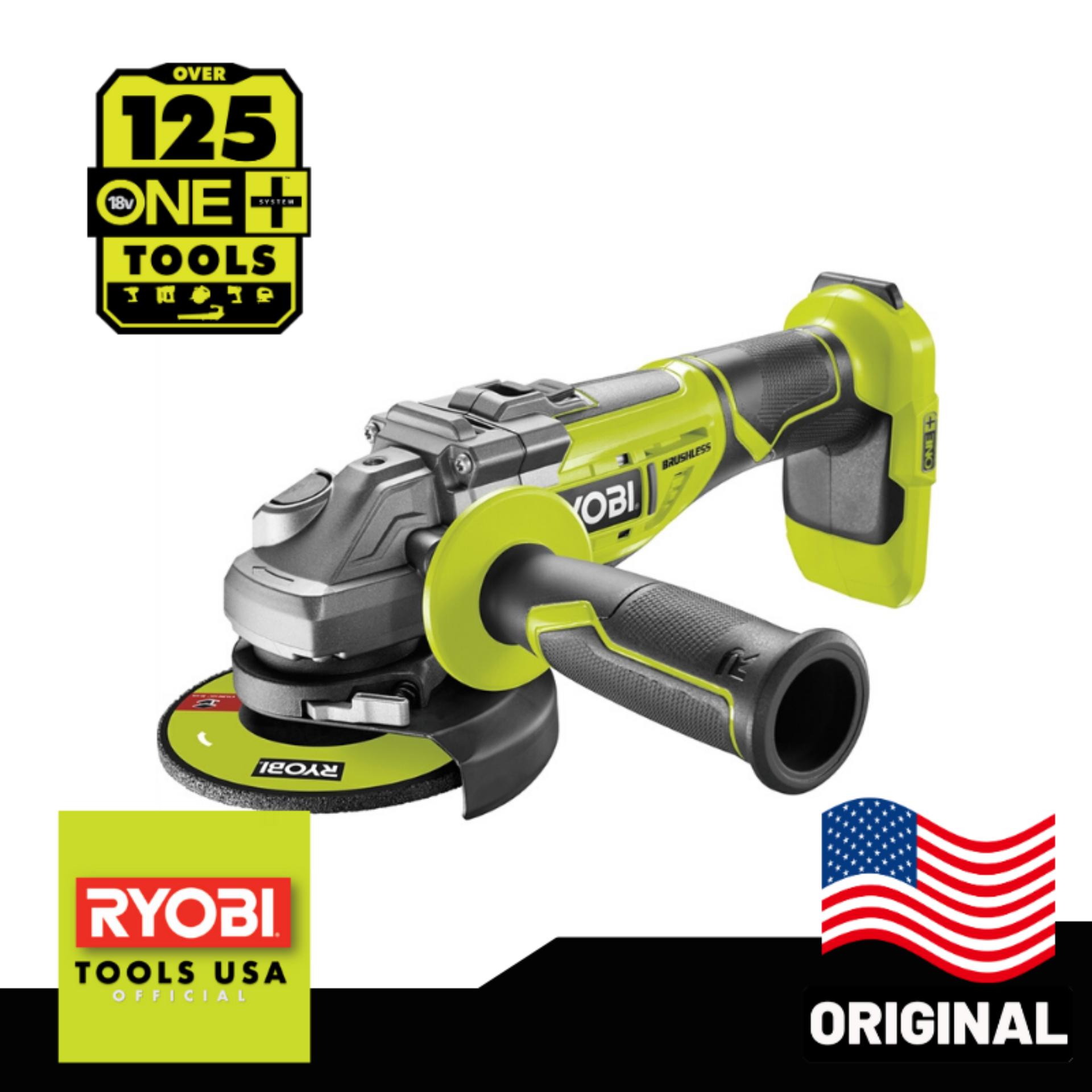 Ryobi Cordless angle grinder 115 mm w/o battery 18V R18AG-0 One+ ...