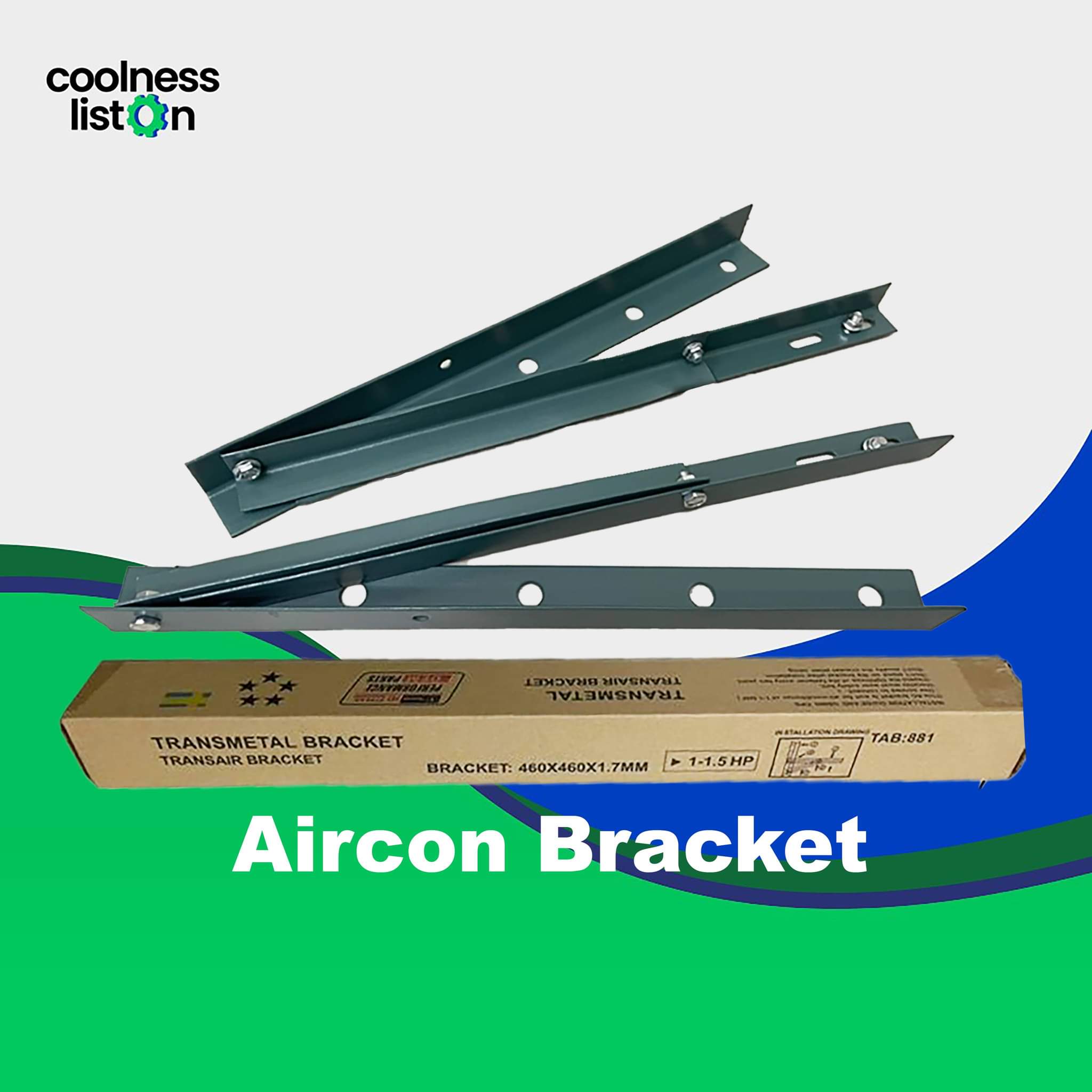 Transmetal Transair Window Type Aircon Bracket 1-1.5 HP | Lazada PH