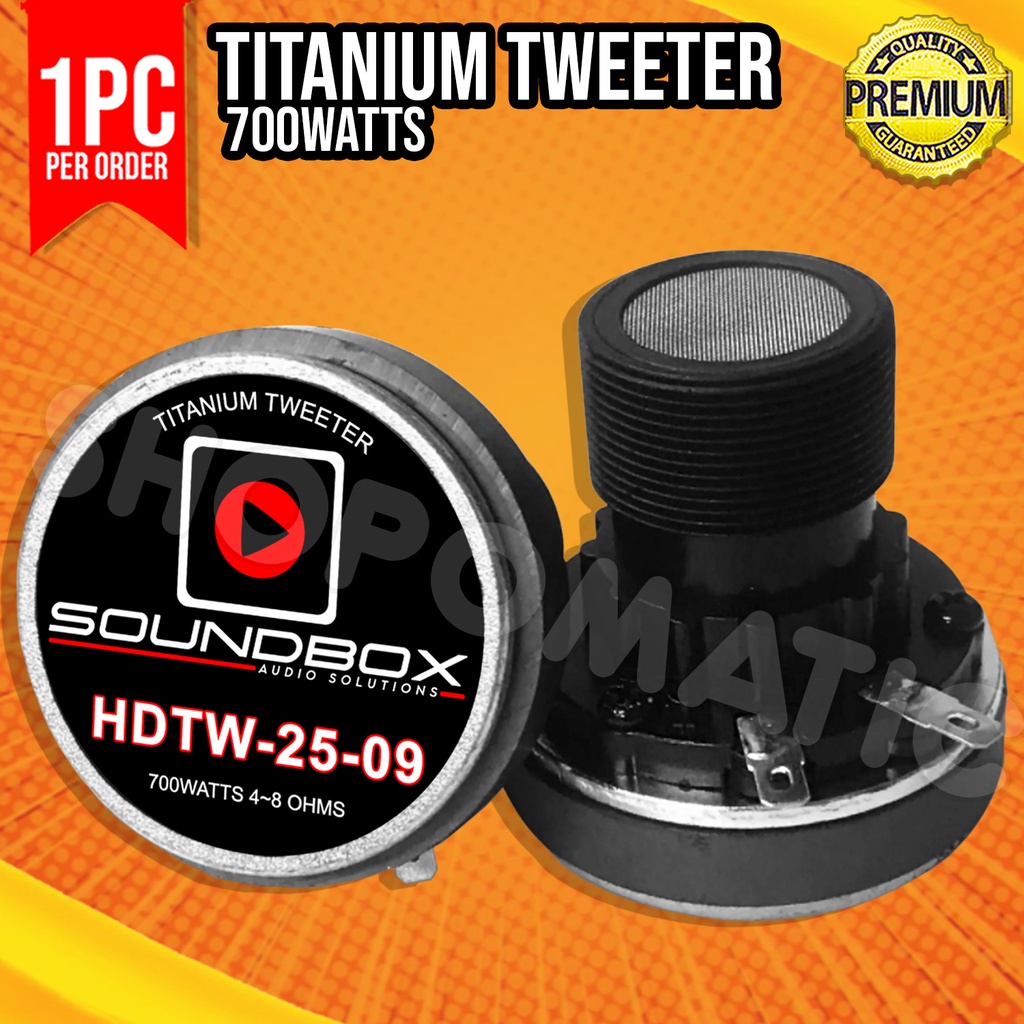 Universal Titanium Tweeter 700W Big Magnet Heavy Duty SOUNDBOX | Lazada PH