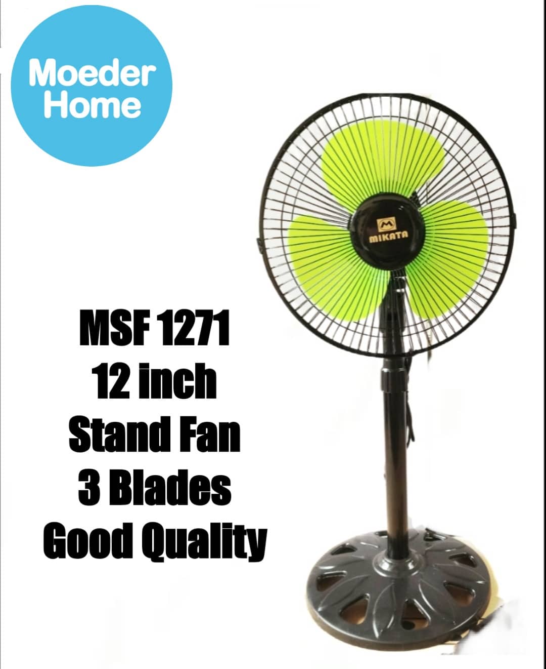 Mikata Stand Fan 12" 3 Blades | Lazada PH