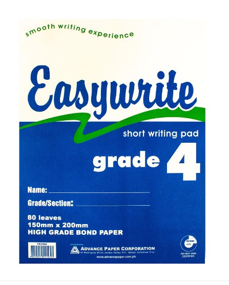 Easywrite Grade 4 Pad Paper (1 pad) | Lazada PH