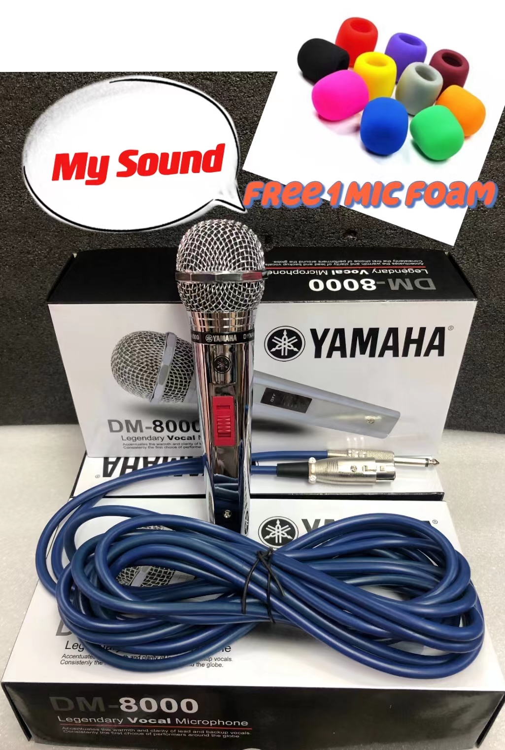 COD 100% Origianl Yamaha DM8000/DM-1000 Professional Dynamic Microphone ...