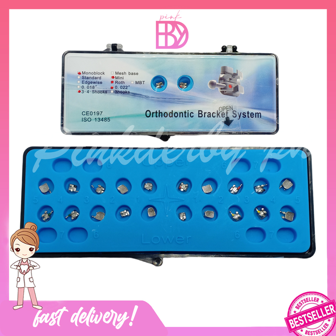 PINKDERBY Ortho roth brackets 345 hook 022 slot | Lazada PH