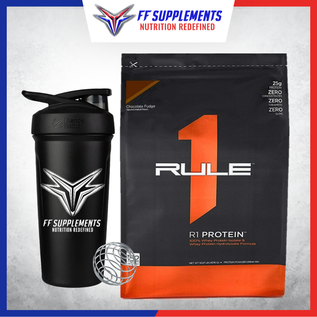 Rule 1 Isolate Whey Protein Isolate 10lbs with FF Shaker | Lazada