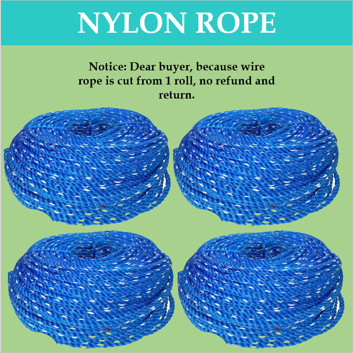 Nylon Rope 4mm-8mm 5m-15m | Lazada PH