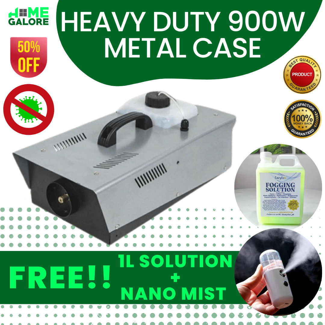 900/1000w Heavy Duty Metal Case Fog Machine with Remote Control FREE 1L ...