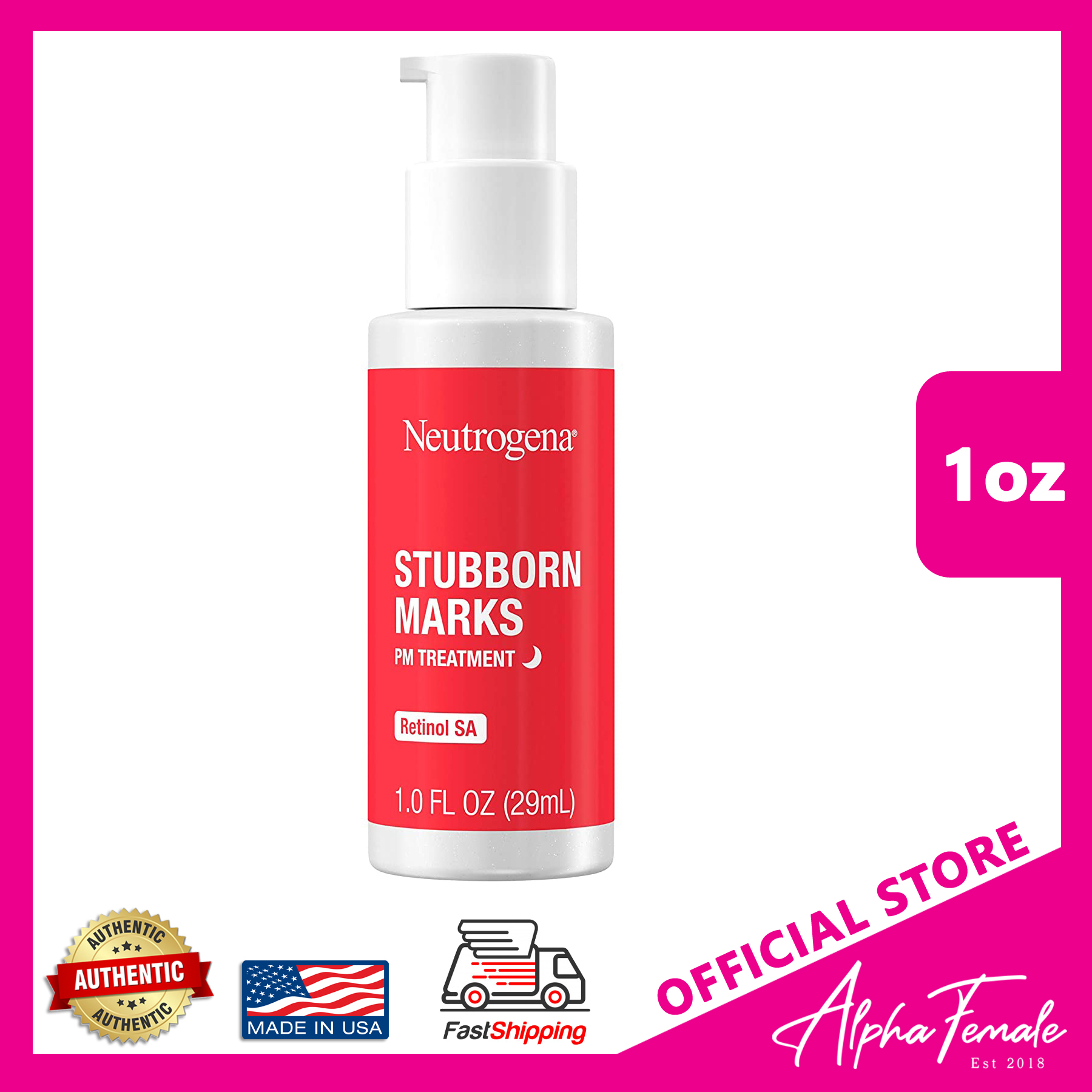 Neutrogena Stubborn Marks PM Treatment, Reverse Post Acne Marks ...