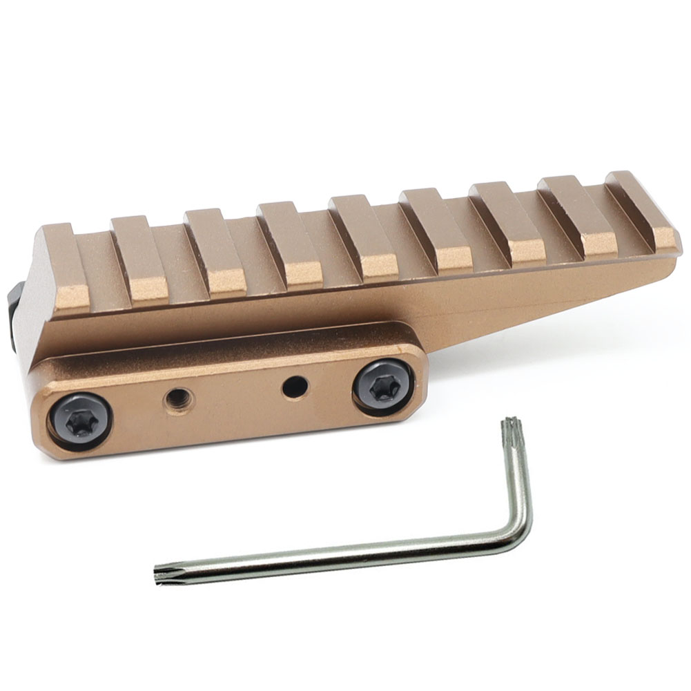 Tactical Riser Base Picatinny Weaver Rail 20mm Scope Mount Adapter for ...