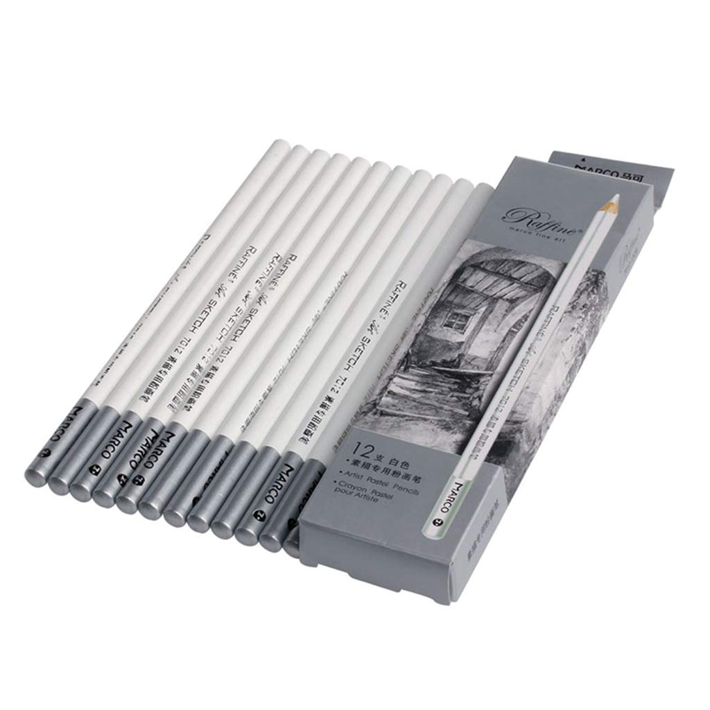 MARCO RAFFINE PASTEL PENCIL WHITE 7012 | Lazada PH