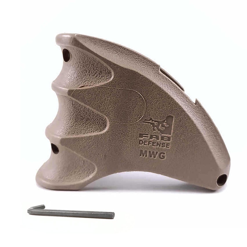 MWG Grip with Finger Grooves Hand Magwell Anti-Slip for Outdoor M4/JM ...