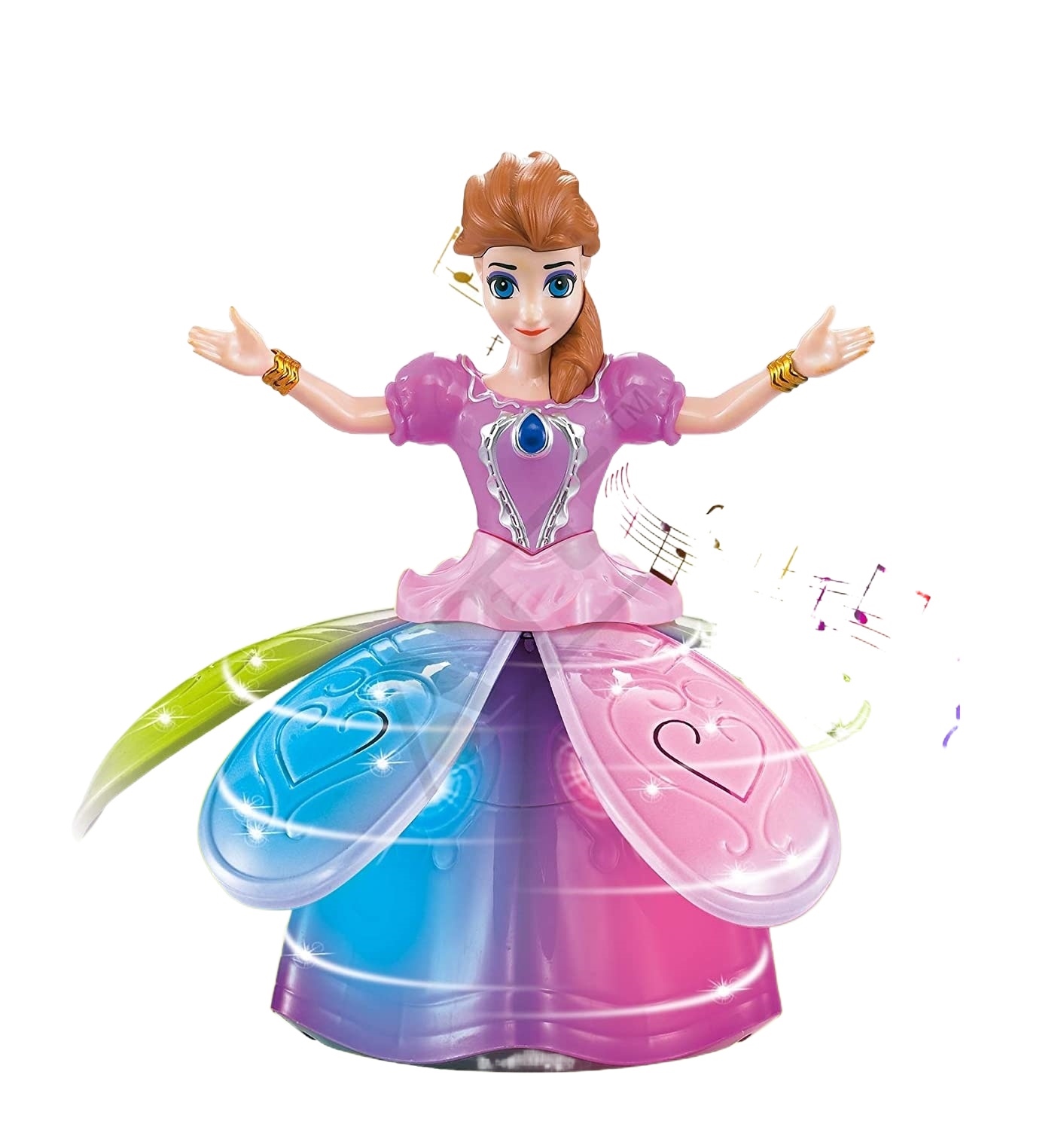 【Best-selling】 Fairy Dolls Toys Dancing Rotating Singing Musical Toy ...