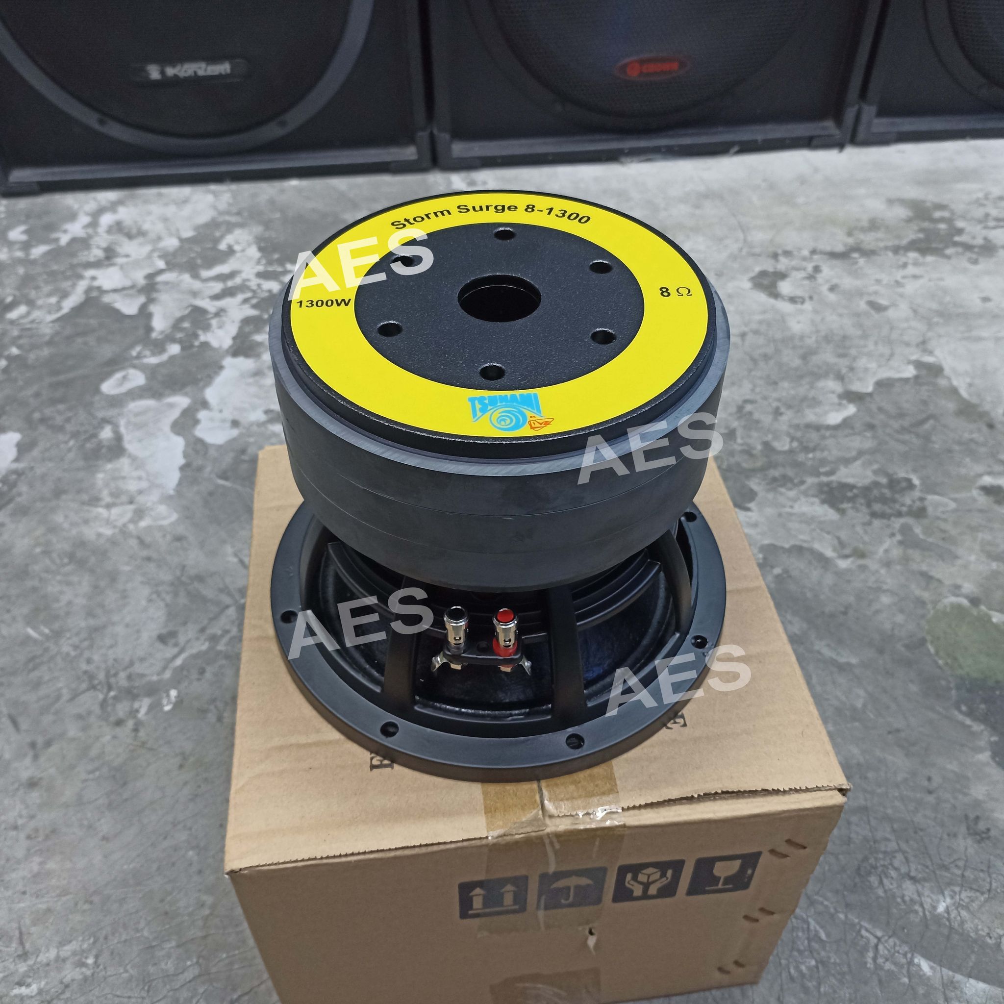 1300 Watts Live Storm Surge 8 1300 Tripple Magnet Subwoofer Speaker ...