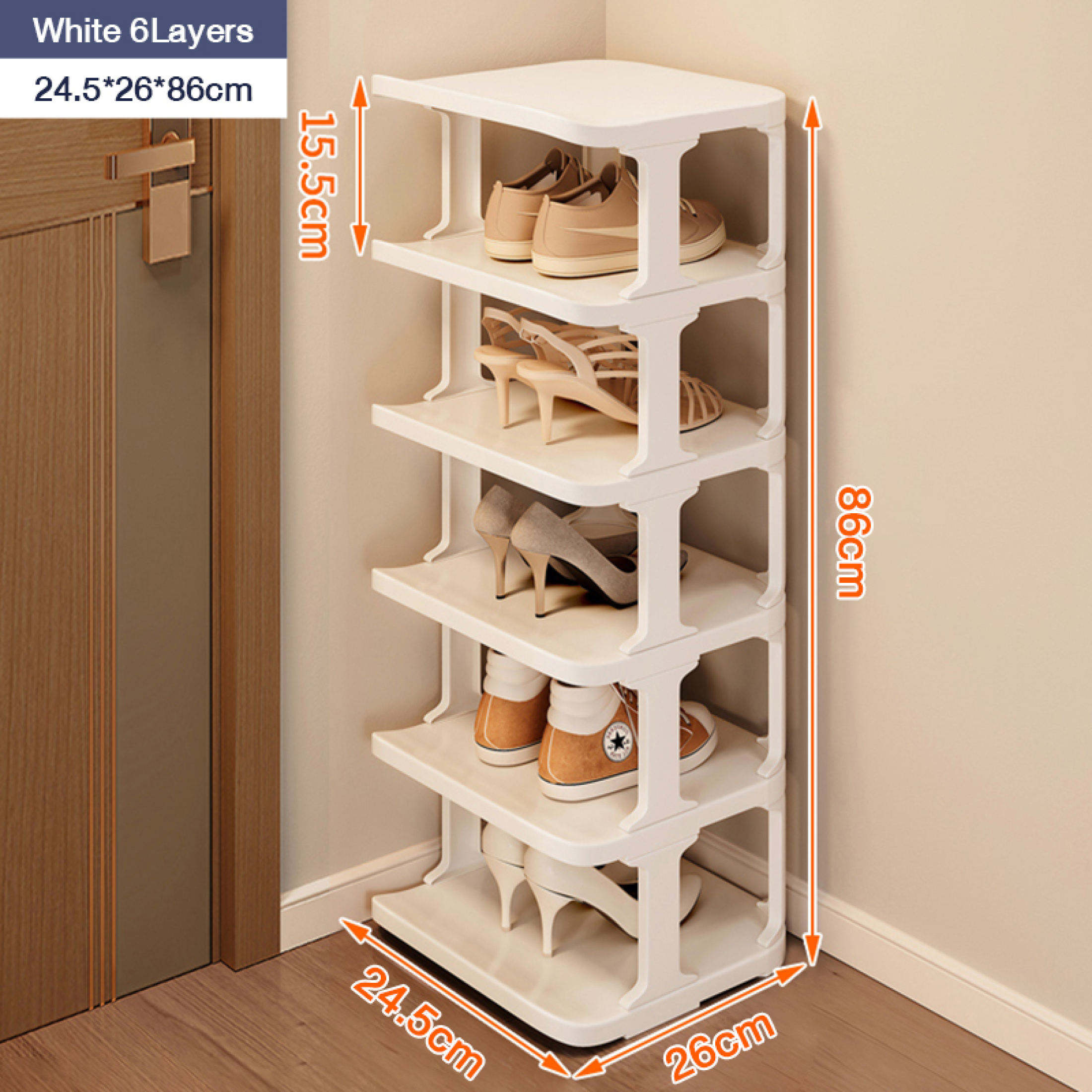 Heavy Duty 9 Layers Shoe Rack Organizer Shoe Storage Rack Stackable Shoe Racks Plastic Space ...
