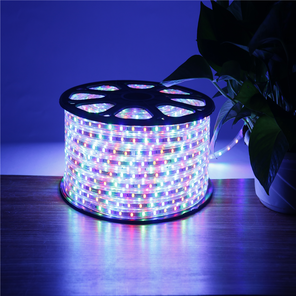 RGB Led strip / Rope lights 220V IP65 ( With Free Remote Controller ...