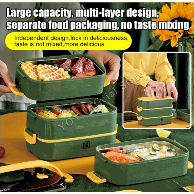 Super-life 304 stainless steel multi-tier lunch box | Lazada PH