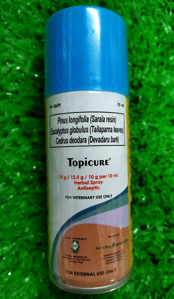 Topicure Herbal Wound spray for animals | Lazada PH