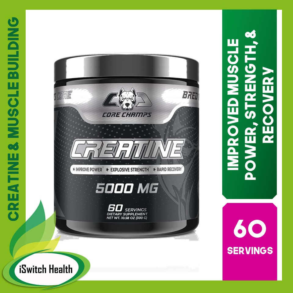 Core Champs Creatine Monohydrate Powder - 300g | Creatine Monohydrate ...