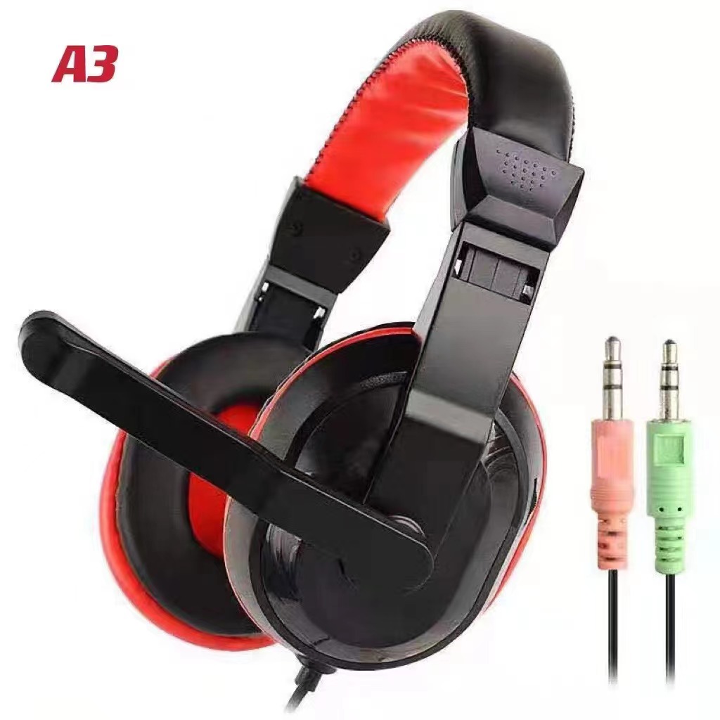 A3 Pro Headphones For Gaming Noise Cancelling Stereo Audio 3.5mm ...