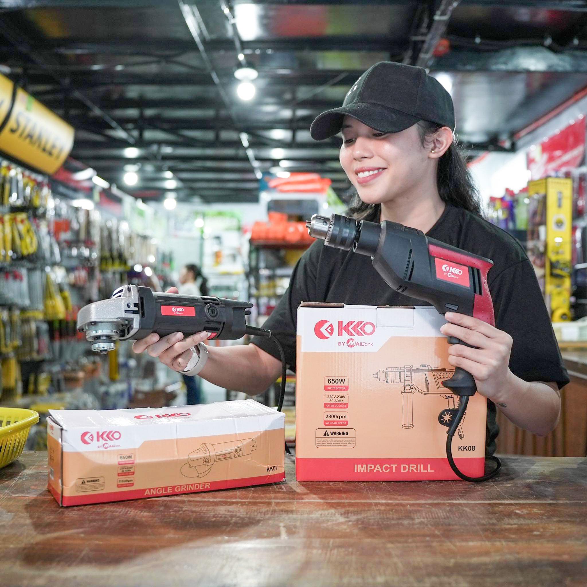 KKO by Mailtank IMPACT HAMMER DRILL + GRINDER COMBO KIT | Lazada PH