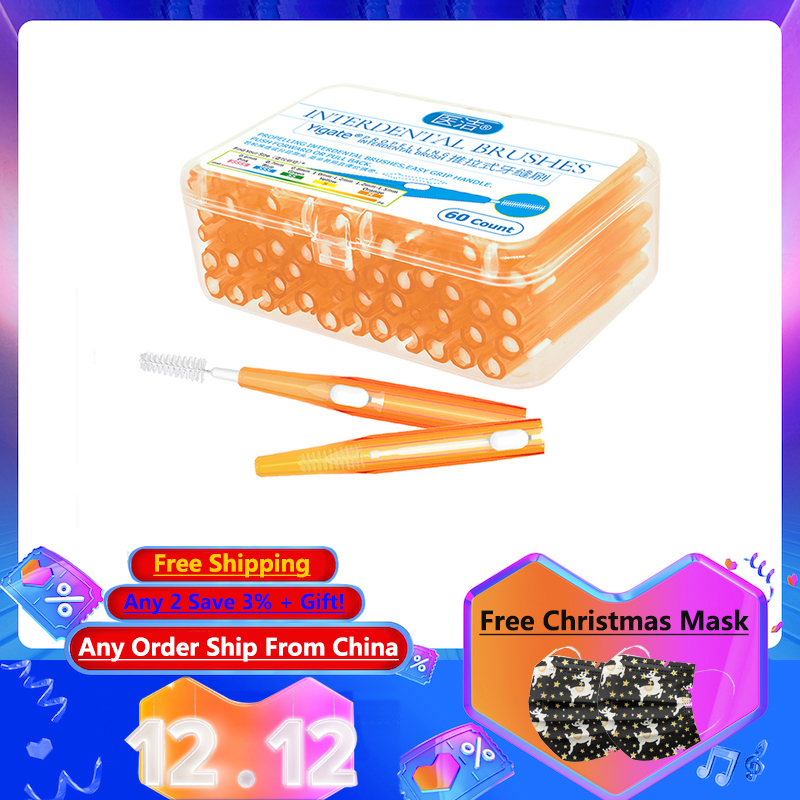 (Free CLEANPIK DENTAL FLOSS) 60Pcs 1.2-1.5mm Cleanpik Dental Floss ...