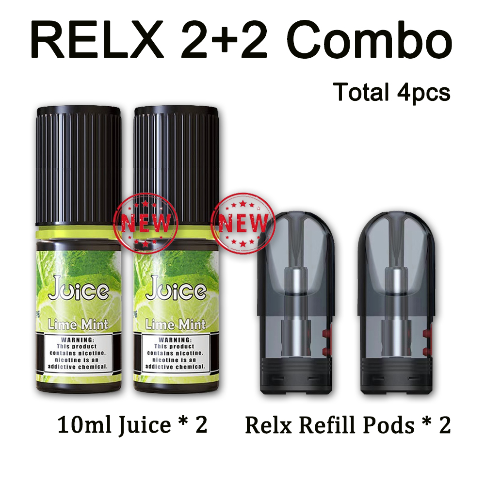 【Buy 2 Take 2】Relx juice pod set vape juice Relx Refillable pod For ...