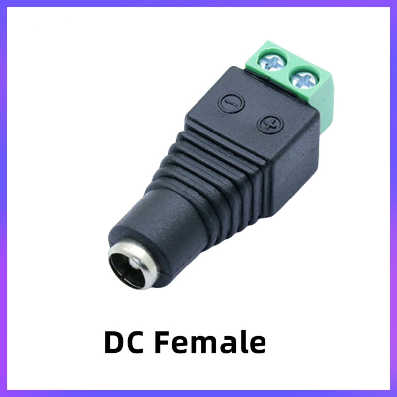 DC Connector Male Female 12V DC Power Plug Jack Adapter Connector For ...