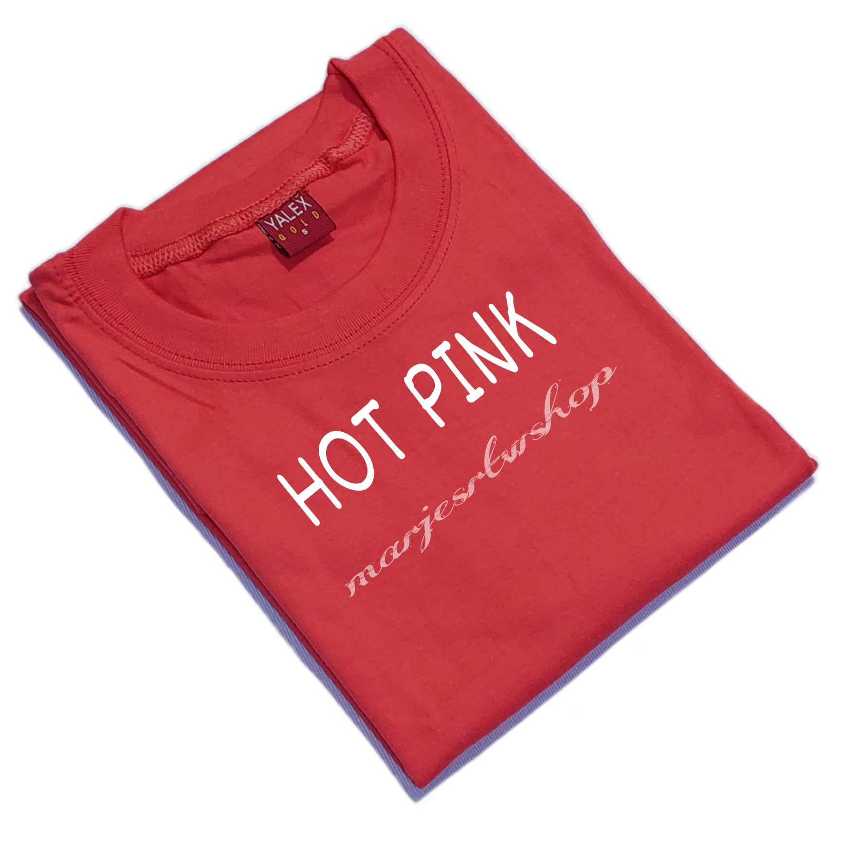 Yalex Plain T-shirt UNISEX (On-hand) Topstripe,Hot pink,Orange | Lazada PH