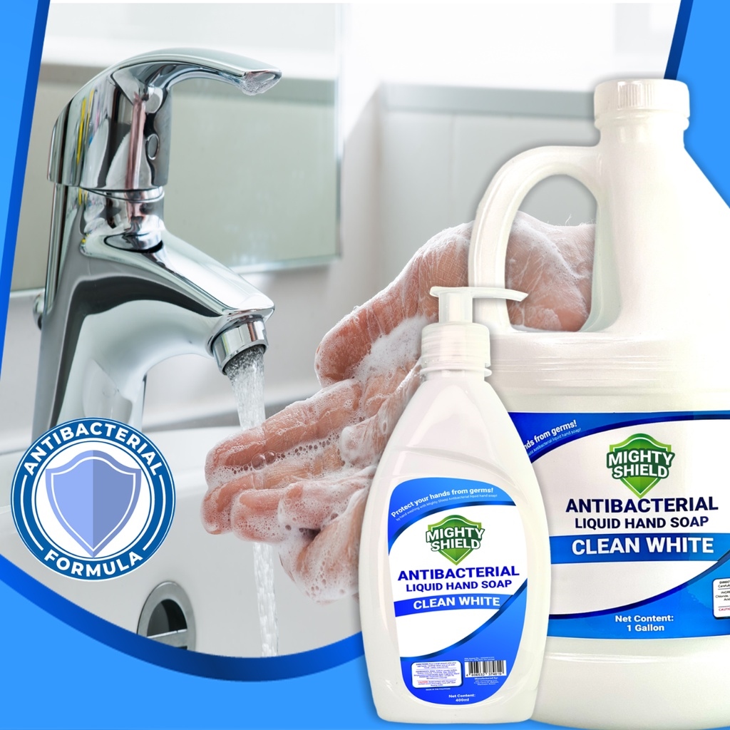 Mighty Shield Antibacterial Liquid Hand Soap - Shangrila Scent 1 GALLON ...