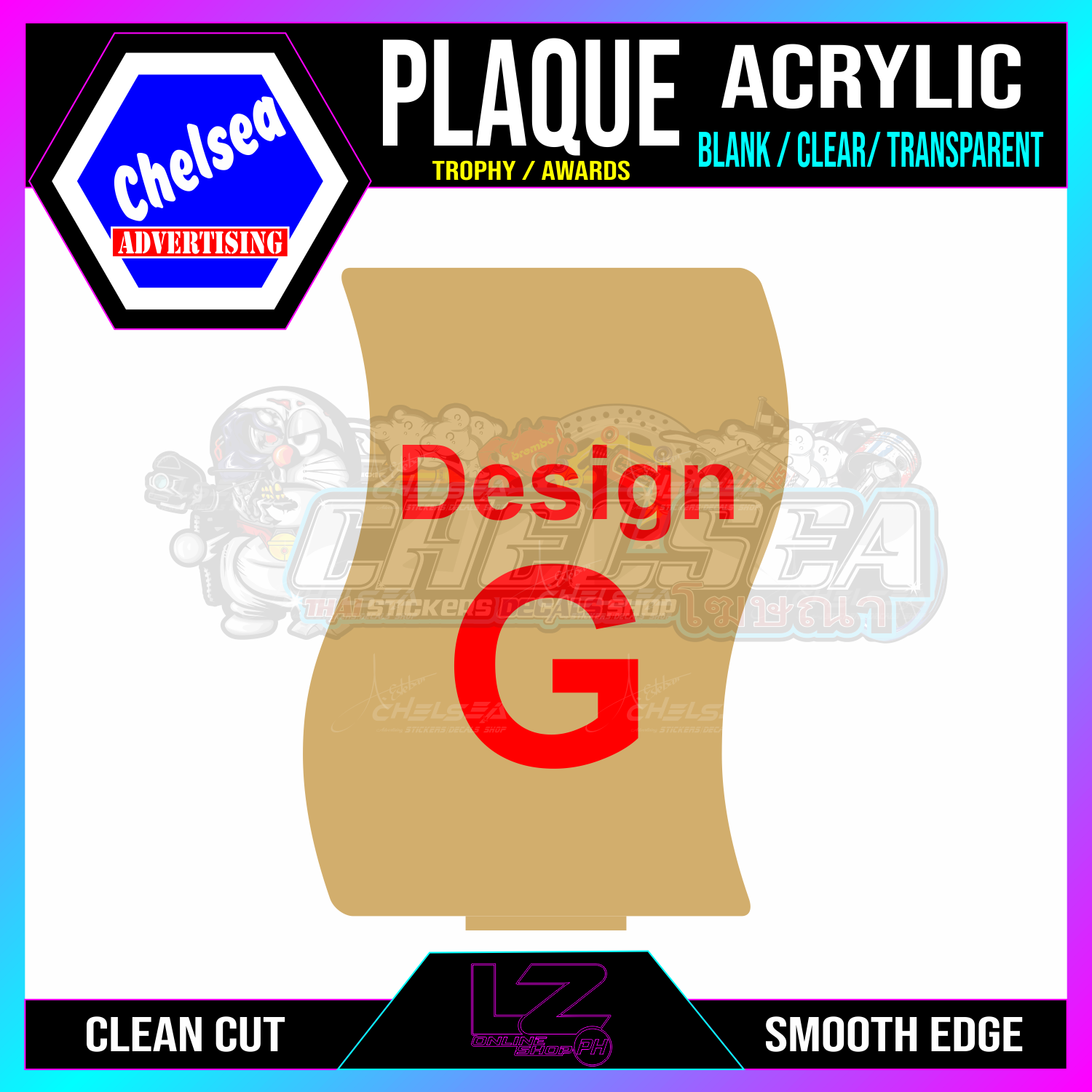 5mm Acrylic Plaque Blank, Clear / Transparent, Trophy, Awards | Lazada PH