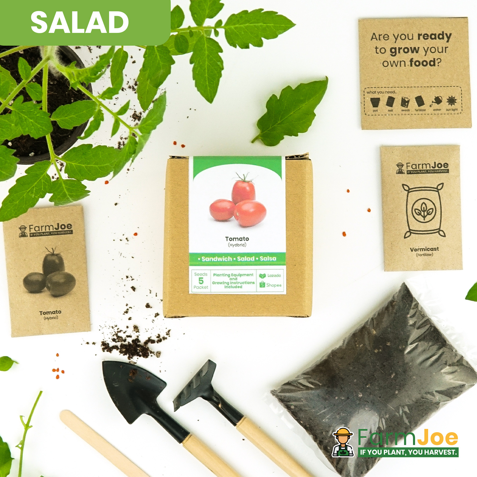 TOMATO | Grow Kit | Plant Kit | Seedling Kit | Seed Starter Kit ...