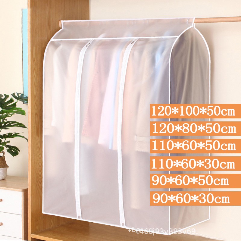 Wardrobe Plastic Clothes Cover Rack Hanging Cover Cloth Hanger Cover ...