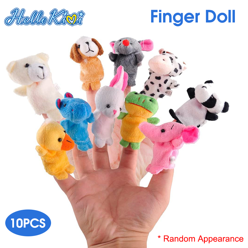 HelloKimi Finger Dolls Puppets Cartoon Animal Finger Toys Kids Finger ...