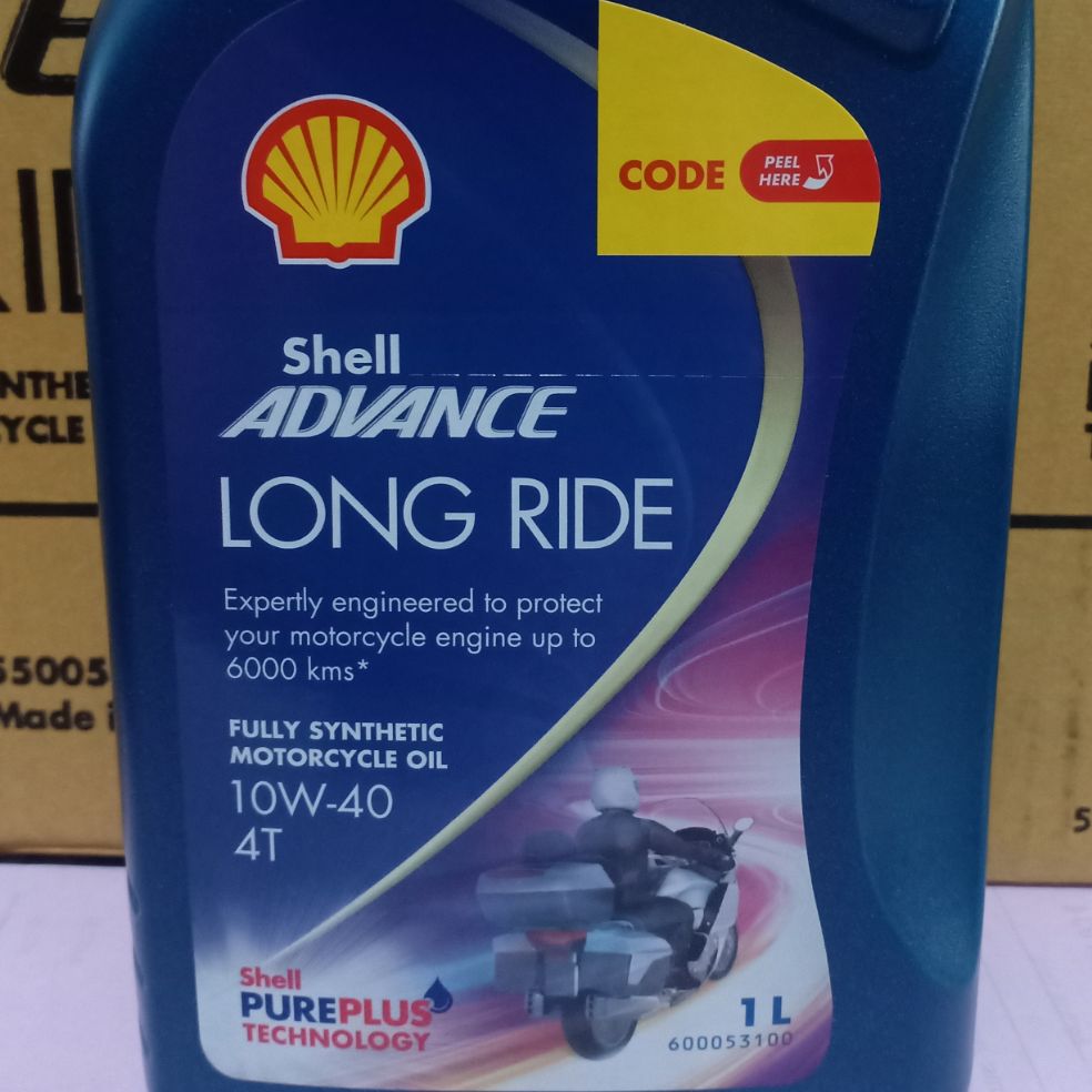 SHELL ADVANCE LONG RIDE FULLY SYNTHETIC 10W-40 ORIGINAL | Lazada PH