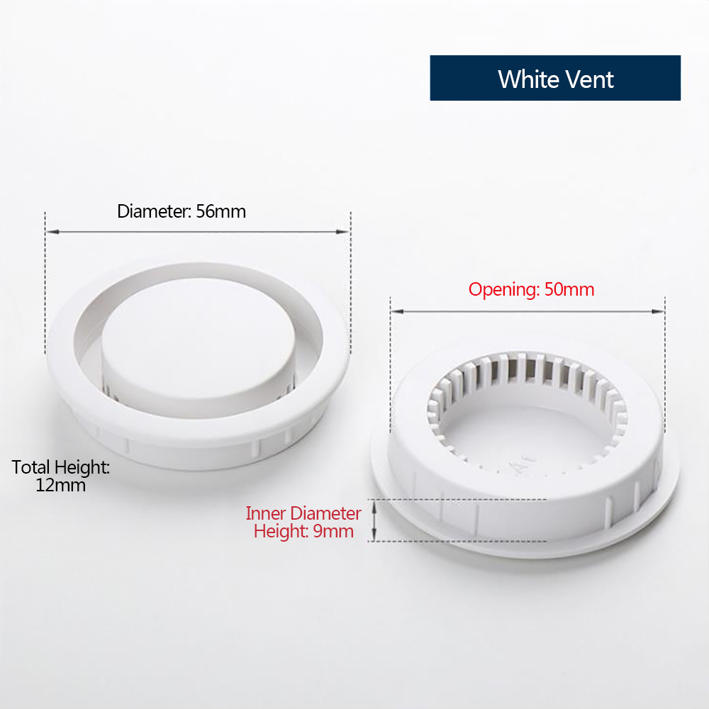 1Pcs ABS Plastic Round Shoe Cabinet Ventilation Hole Cover Ventilation ...