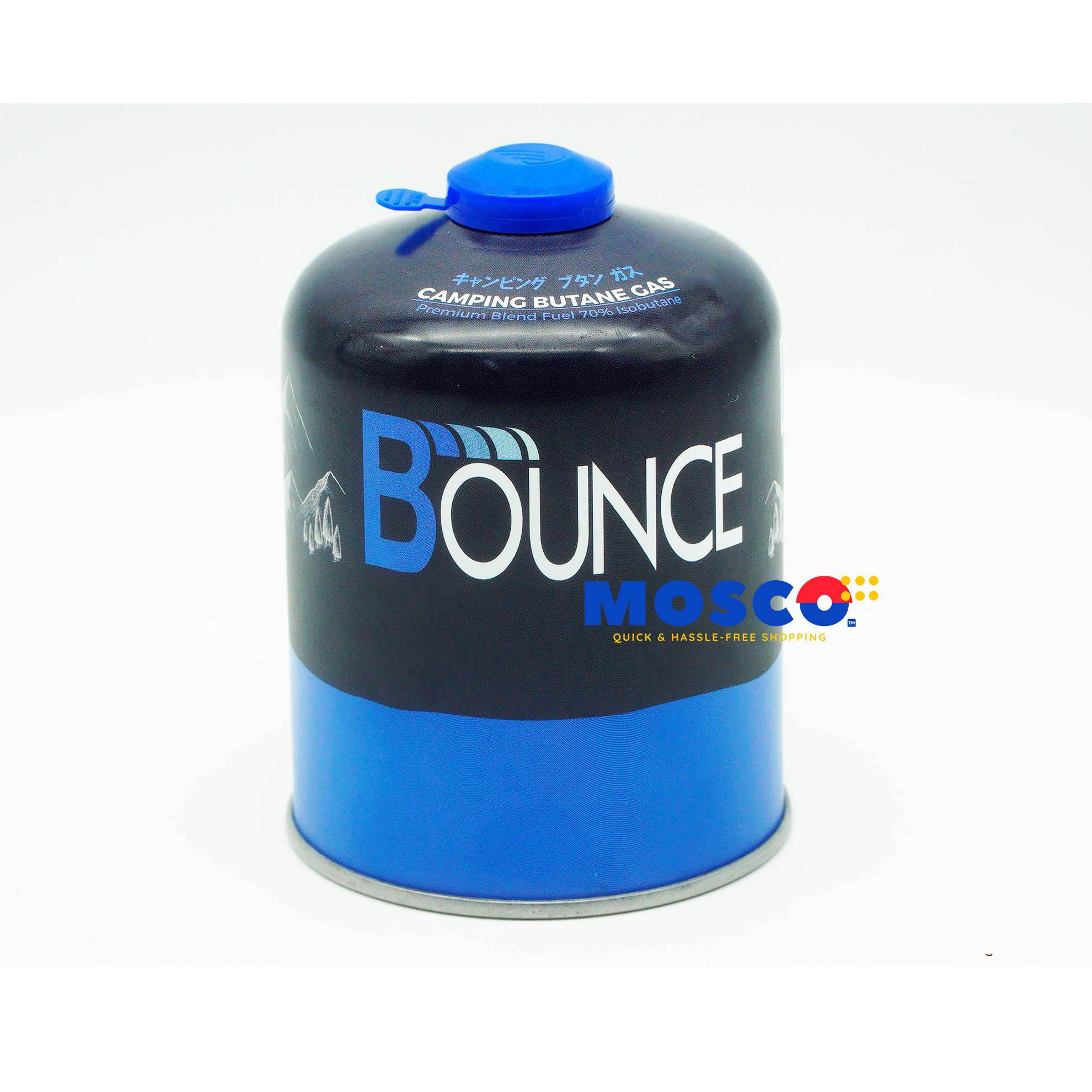 BOUNCE CAMPING BUTANE GAS 110G 230G 450G SCREW TYPE CANNISTER THREADED ...