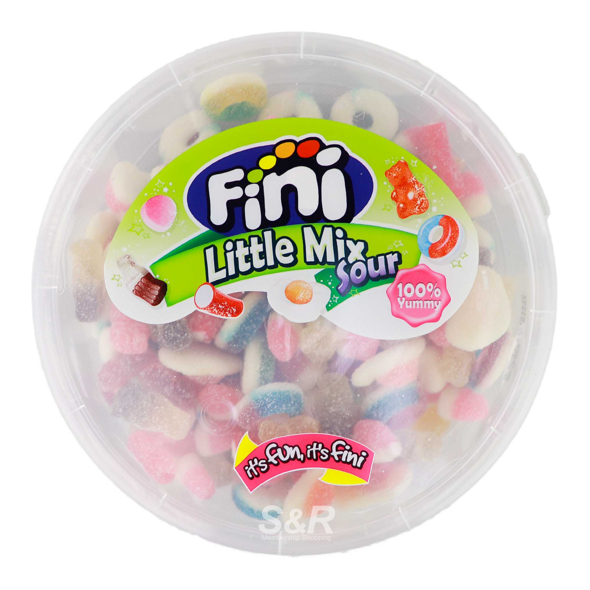 Fini Little Mix Sour Assorted Gummy Jellies and Fruit Flavored Candies ...