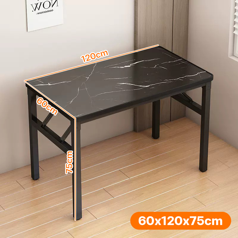 JMS Office desk 1.6CM thick solid wood computer desk durable desktop ...