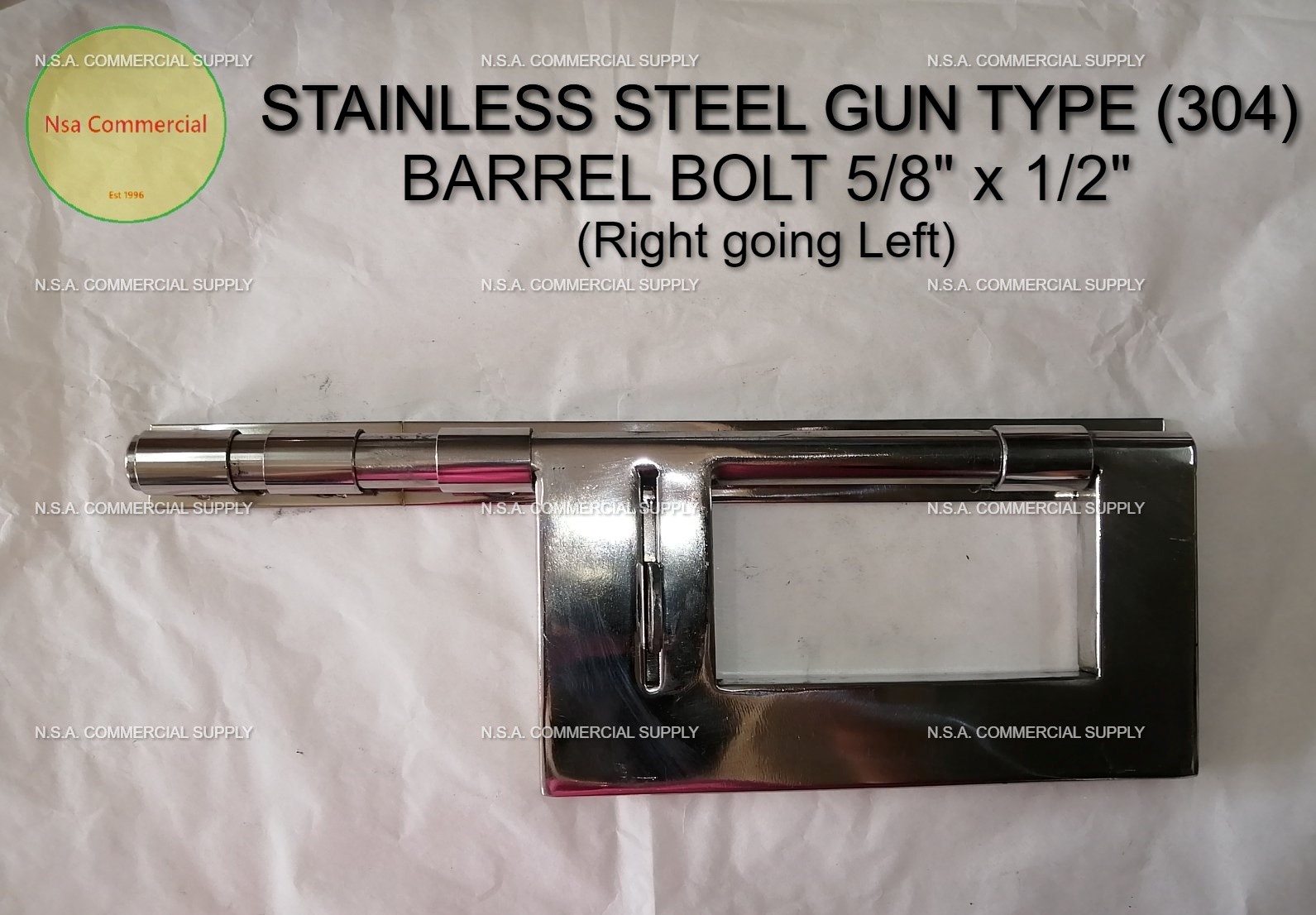 Stainless Steel Gate Lock - Barrel Bolt Gun Type (304) 1PC | Lazada PH