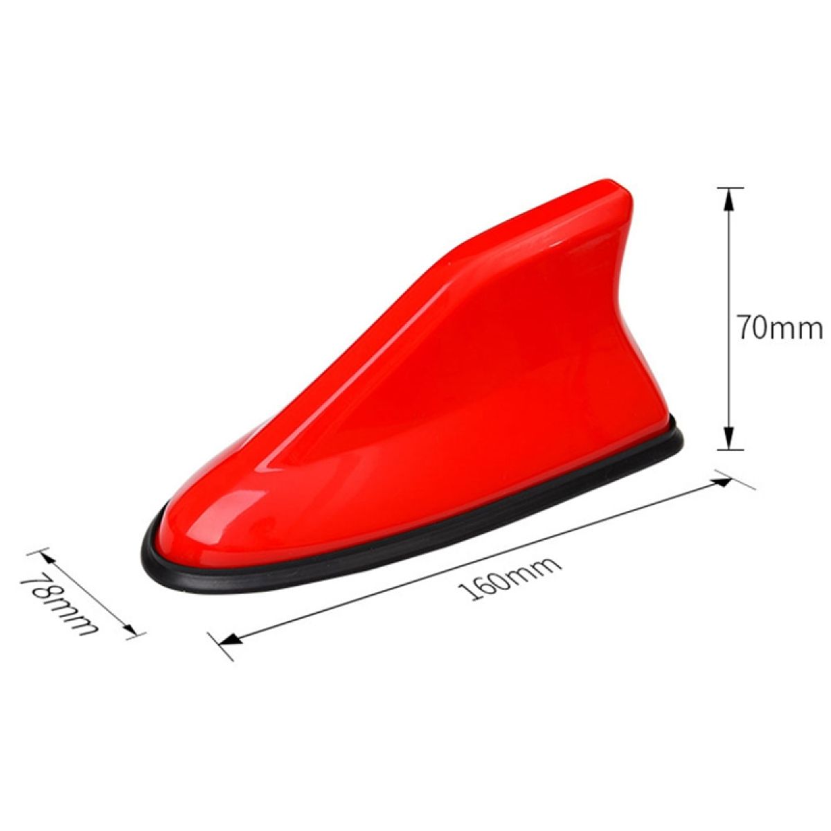Light Red Universal Car Radio Upgrade Signal Shark Fin Antenna Suitable ...