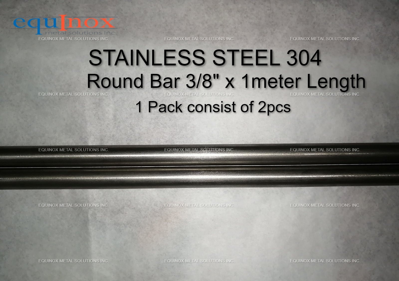 Stainless Steel Round Bar - Shafting 3/8" x 1 meter Length T304 (1 Pack ...
