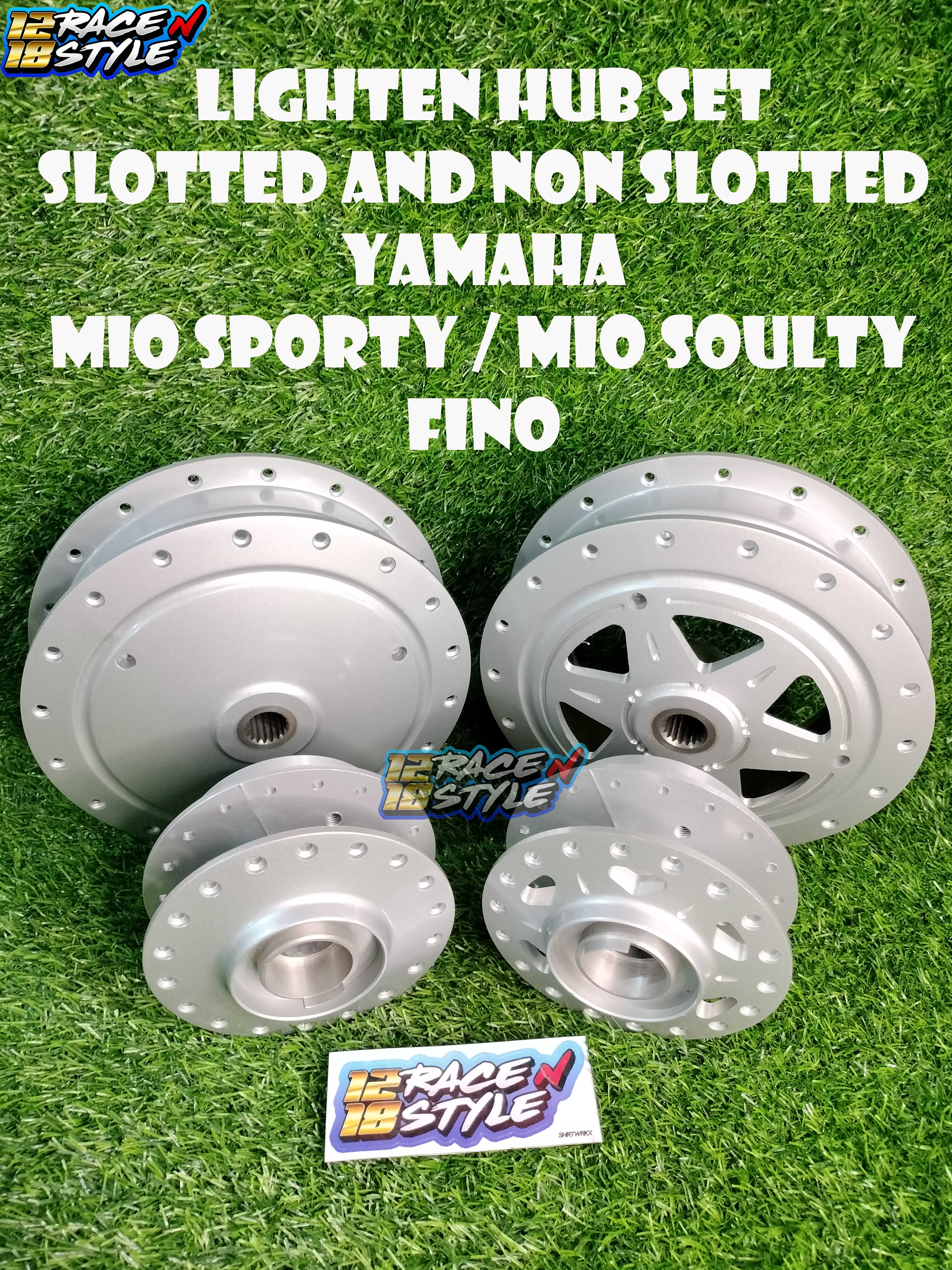 5VV LIGHTEN HUB SET SLOTTED AND NON SLOTTED YAMAHA MIO SPORTY / MIO 115 ...