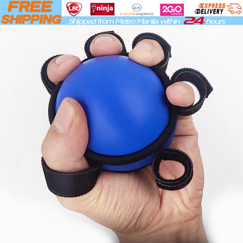 Five Fingers Grip Ball Fitness Hand Gripper Balls Forearm Exerciser ...