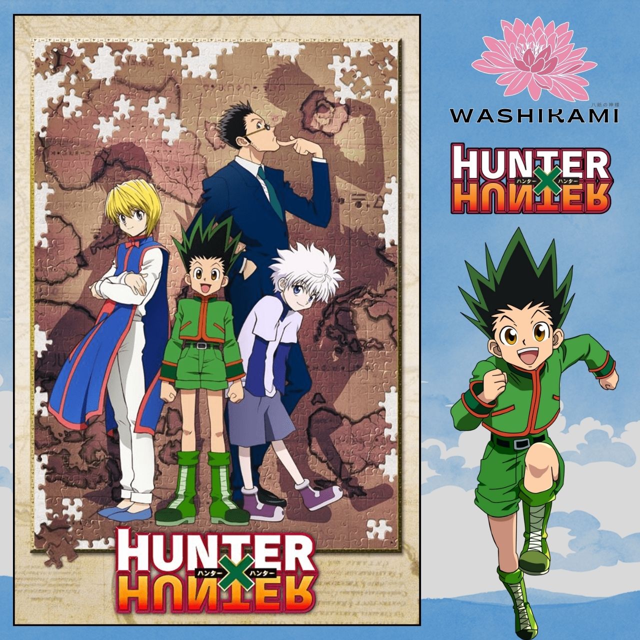Hunter x Hunter : A4 Official Anime Posters, Laminated Poster & Sticker ...