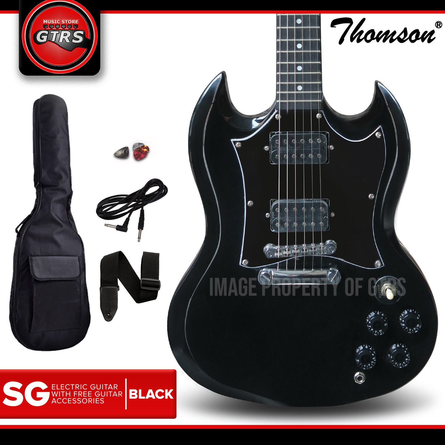 Thomson SG Electric Guitar with FREE Accessories | Lazada PH