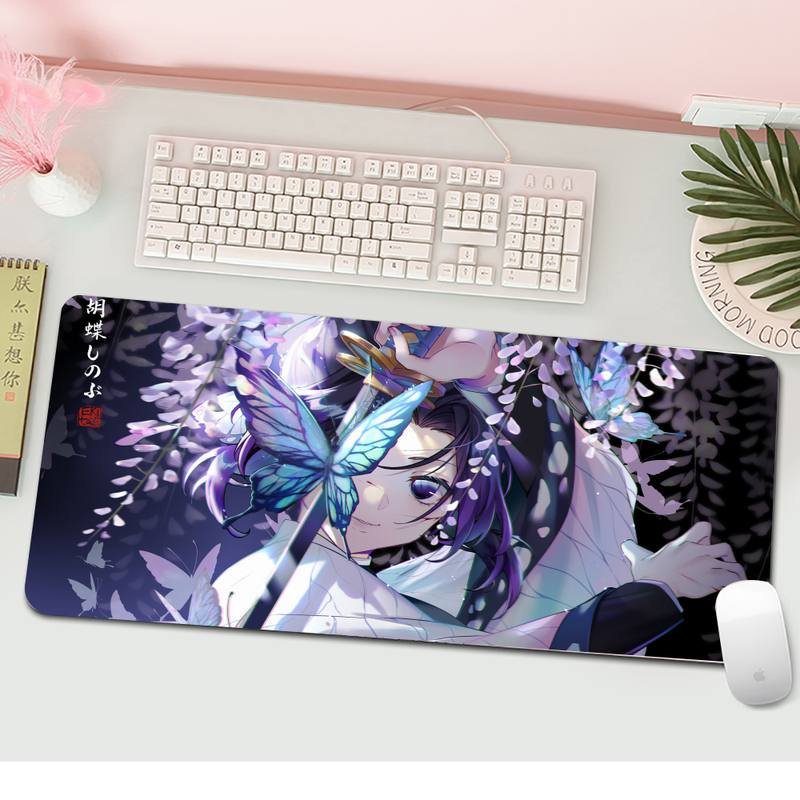 Demon Slayer Kochou Shinobu Natural Rubber mousepad Desk Mat L Large ...