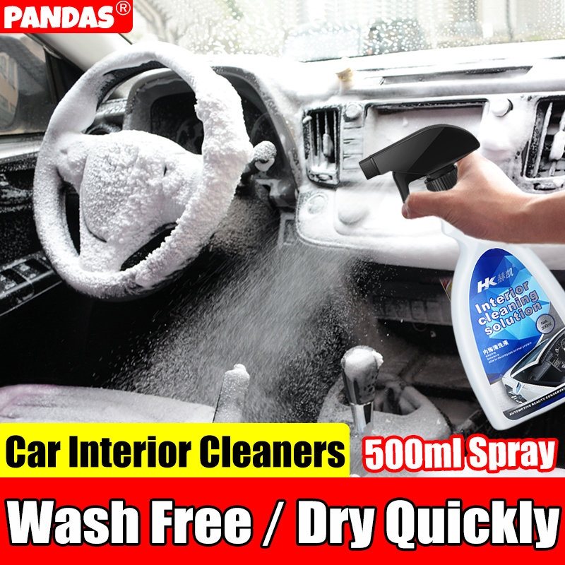 No Marks No Washing Car Interior Cleaner 500ml Car Care Multi Purpose ...